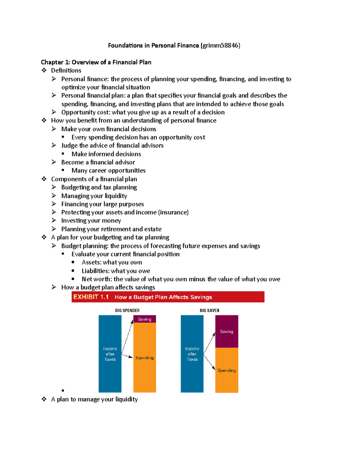 Notes - Foundations in Personal Finance (grimm58846) Chapter 1 ...
