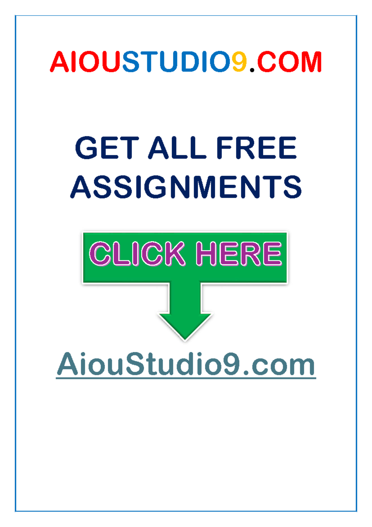 1423 - 1 Aiou Studio 9 - Need some Documents - AIOUSTUDIO9 GET ALL FREE ...
