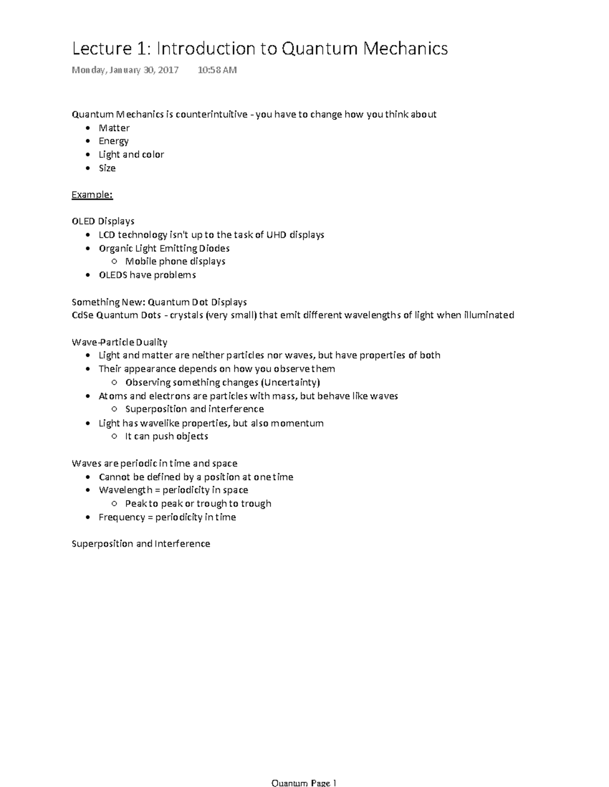 Chem 11200 Quantum Lecture Notes Warning Tt Undefined Function 32 Warning Tt Undefined