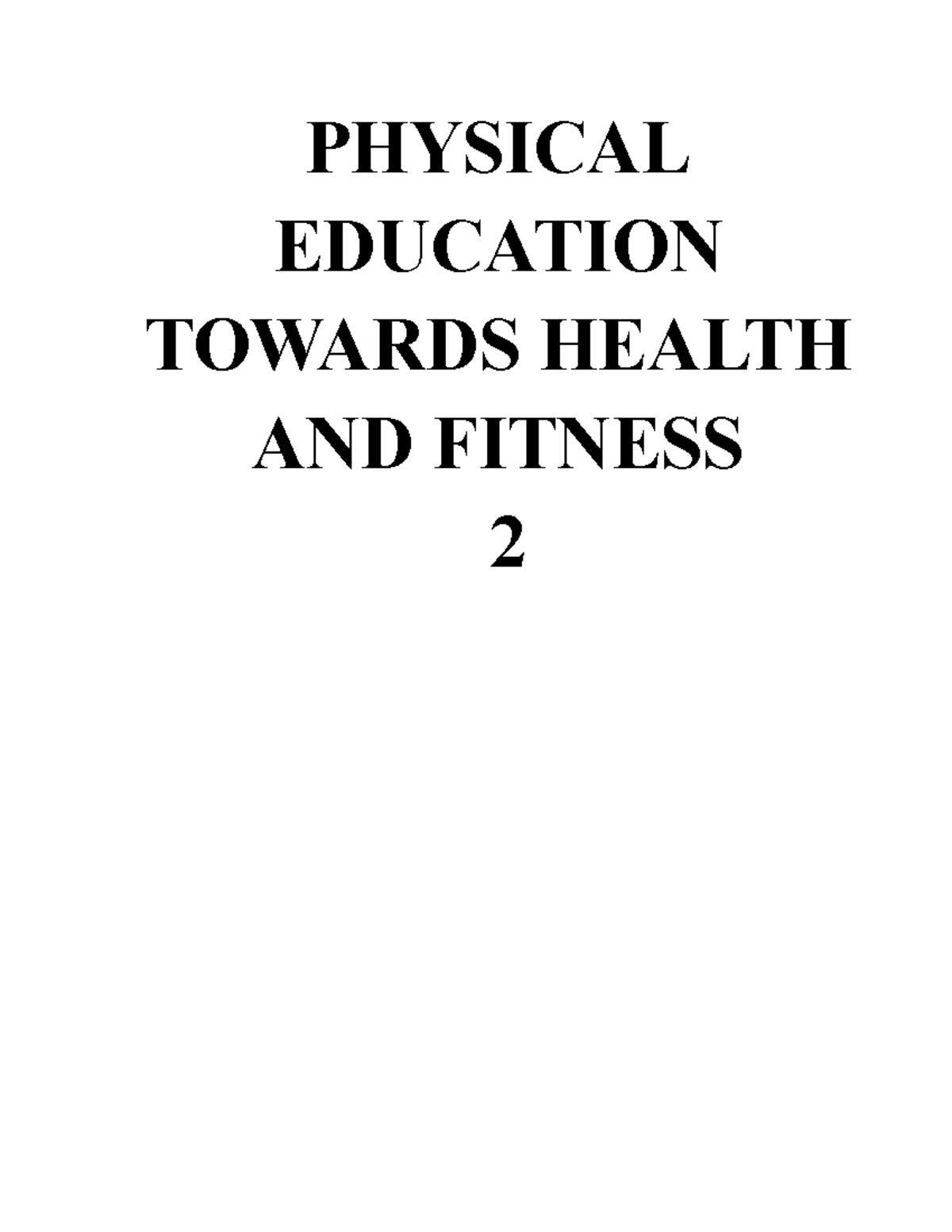 Pthfit-2- Module - Physical Education mATERIALS - PHYSICAL EDUCATION ...