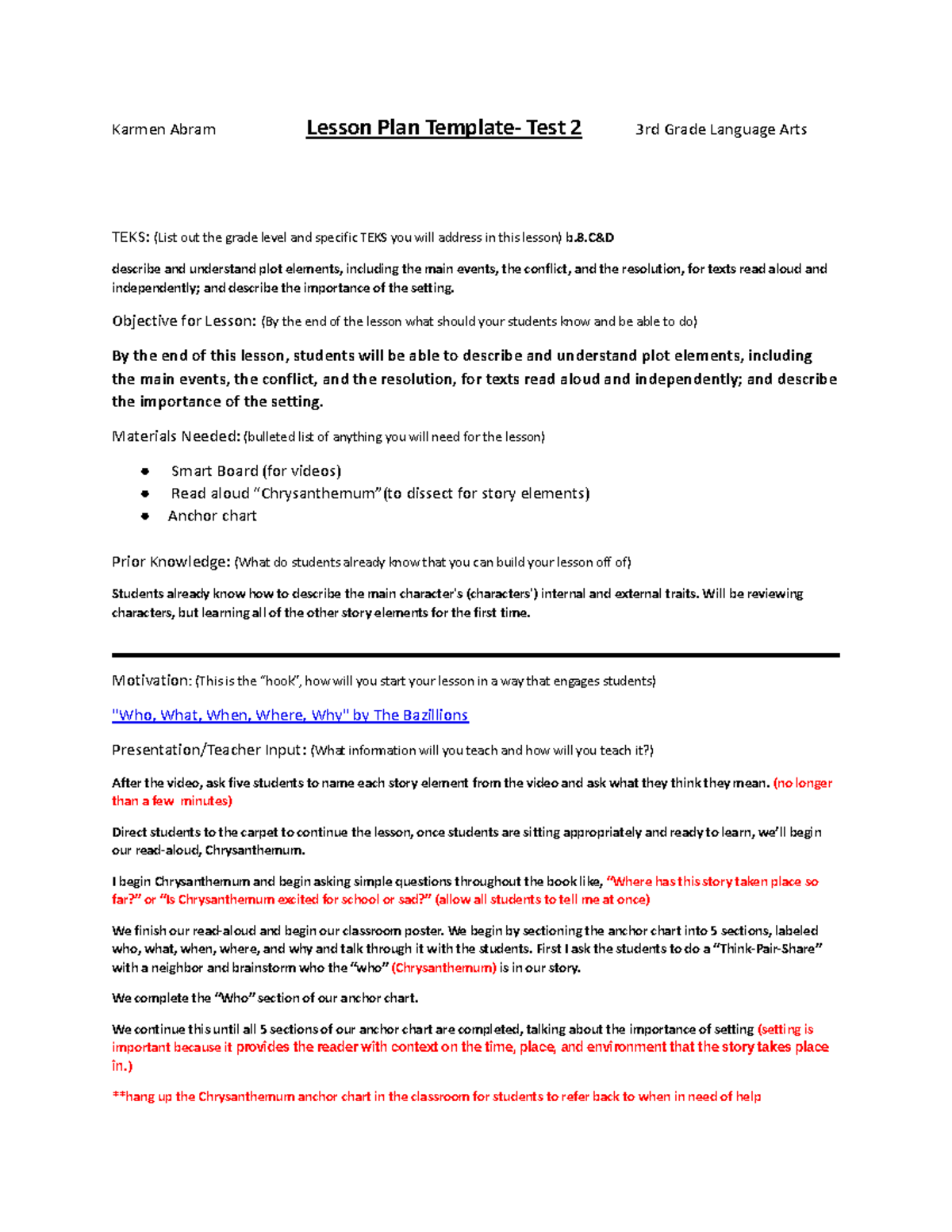 Lesson Plan Template Test 3 (2) - Karmen Abram Lesson Plan Template ...