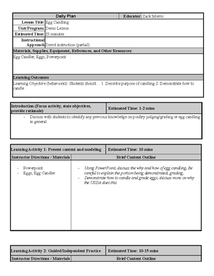 Lesson Outline 40Minute Class- Perosnilzed Learning - Lesson Plan ...