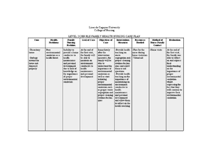 Rubric for health teaching plan - RUBRIC for HEALTH TEACHING PLAN NAME ...