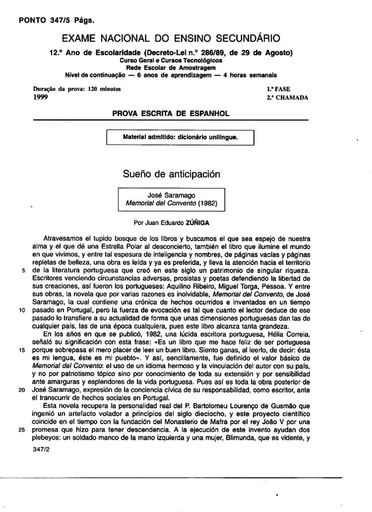 Espanhol 347 pef1c2 99 - Spanish - MECH 234 - Studocu