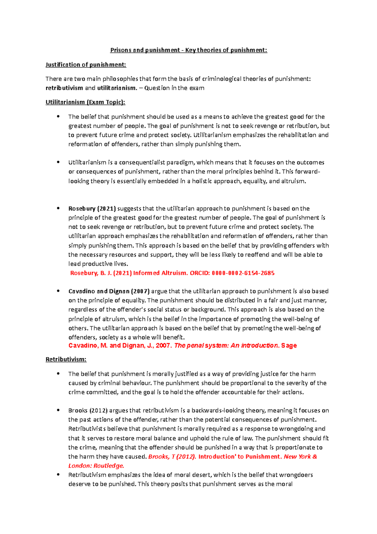 The key theories of punishment - Prisons and punishment - Key theories ...