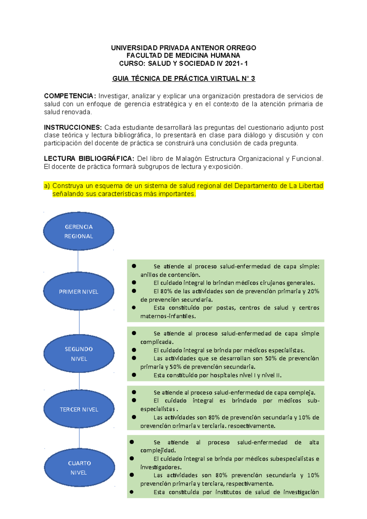GUÍA DE PRÁCTICA 3 Salud Y Sociedad IV 2021-1 - Salud Social - UPAO - Studocu