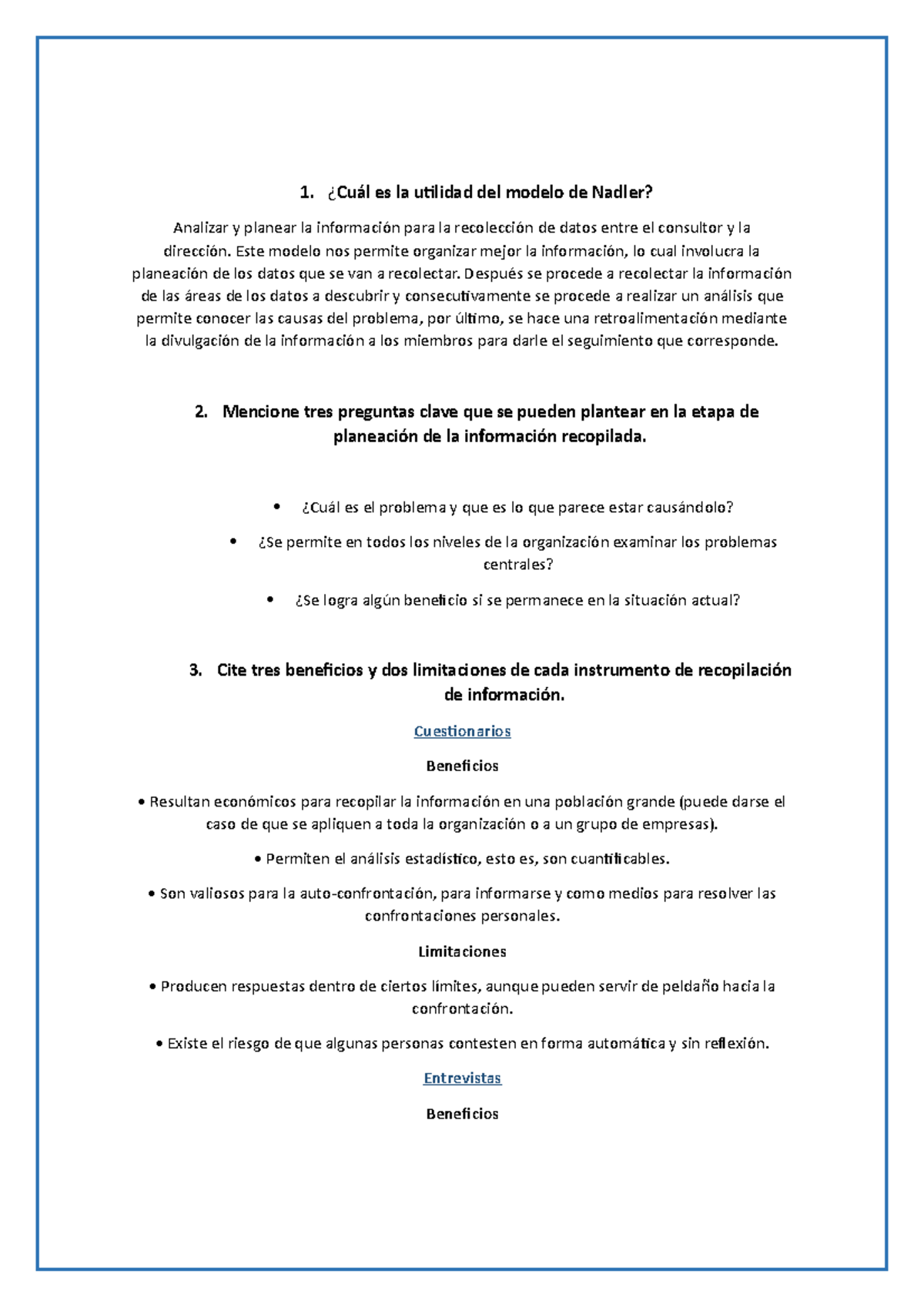 Preguntas DE Discusion ( Capitulo 5) Desarrollo Gerencial - 1. ¿ Cuál ...
