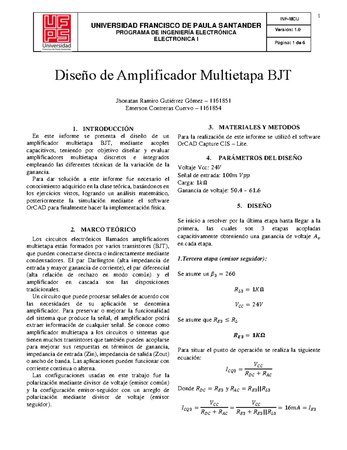 Proyecto electro 1 - gdfdf - UNIVERSIDAD FRANCISCO DE PAULA SANTANDER ...