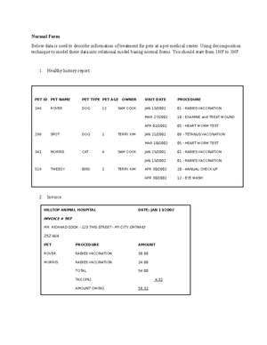 Assignment 1 - DBI202: Database Systems Assignment I. Description: As you know, databases today ...