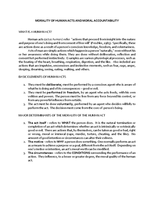 GE8 Chapter 7 Universal Values - CHAPTER 7: UNIVERSAL VALUES 7 Values Values are individual ...