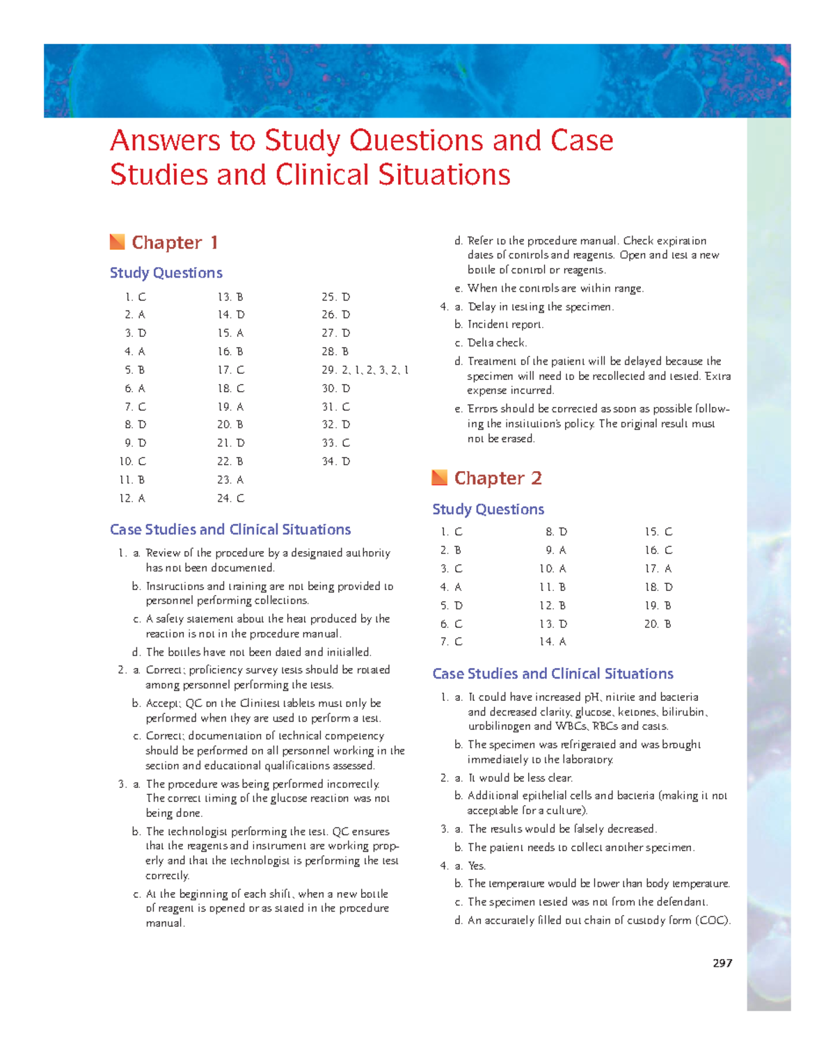Answer cm - 297 Answers to Study Questions and Case Studies and ...