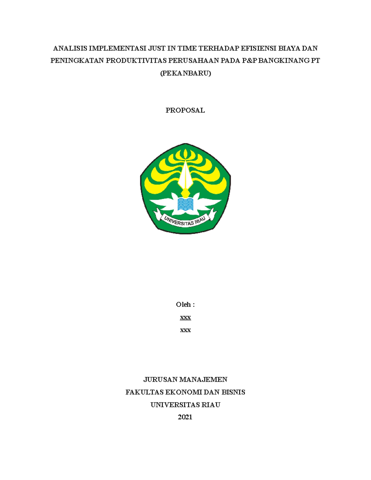 6 analisis just in time terhadap efisiensi biaya - ANALISIS ...