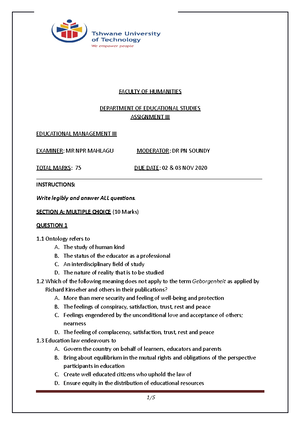 Forms of ownership assmt wksheet -memo - GRADE 8 EMS ASSESSMENT WORKSHEET 38 MARKS FORMS OF ...