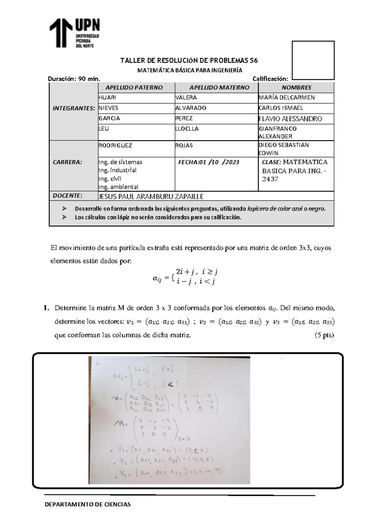 TRP+S8 BASE+DE+UN+ Espacio+ Vectorial 1+(1) - TALLER DE RESOLUCIÓN DE ...