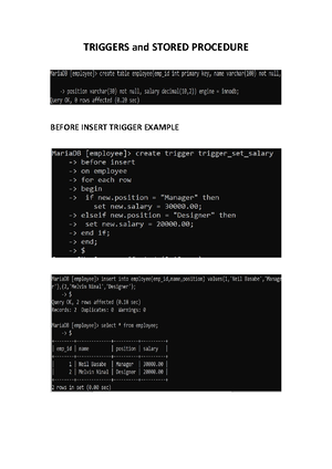 Stored Procedures Lec Notes - Warning: TT: undefined function: 32 ...