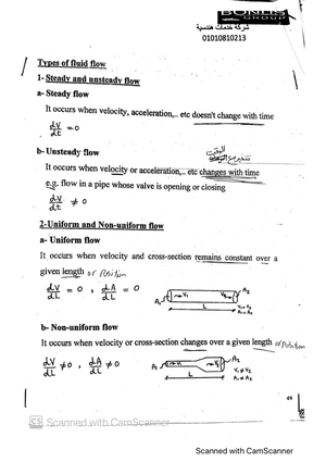 Fluid 6 - Fluid Mechanics - Studocu
