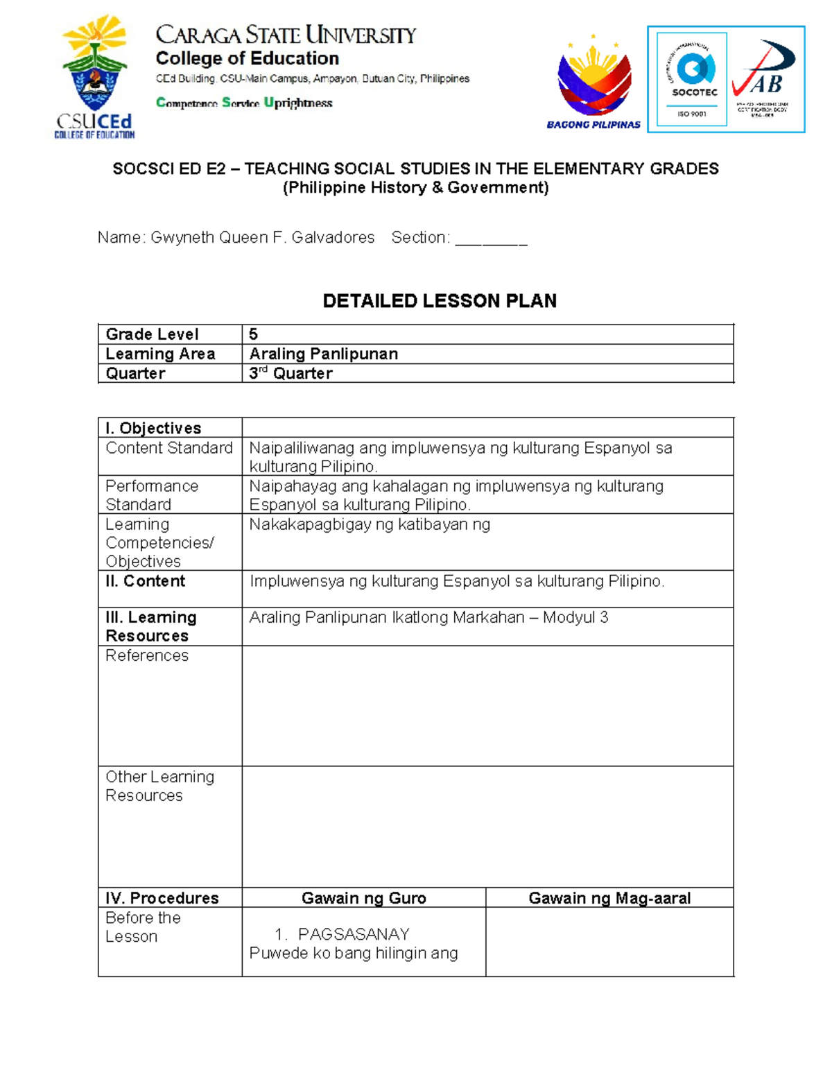 Graphic Organizer - SOCSCI ED E2 – TEACHING SOCIAL STUDIES IN THE ...