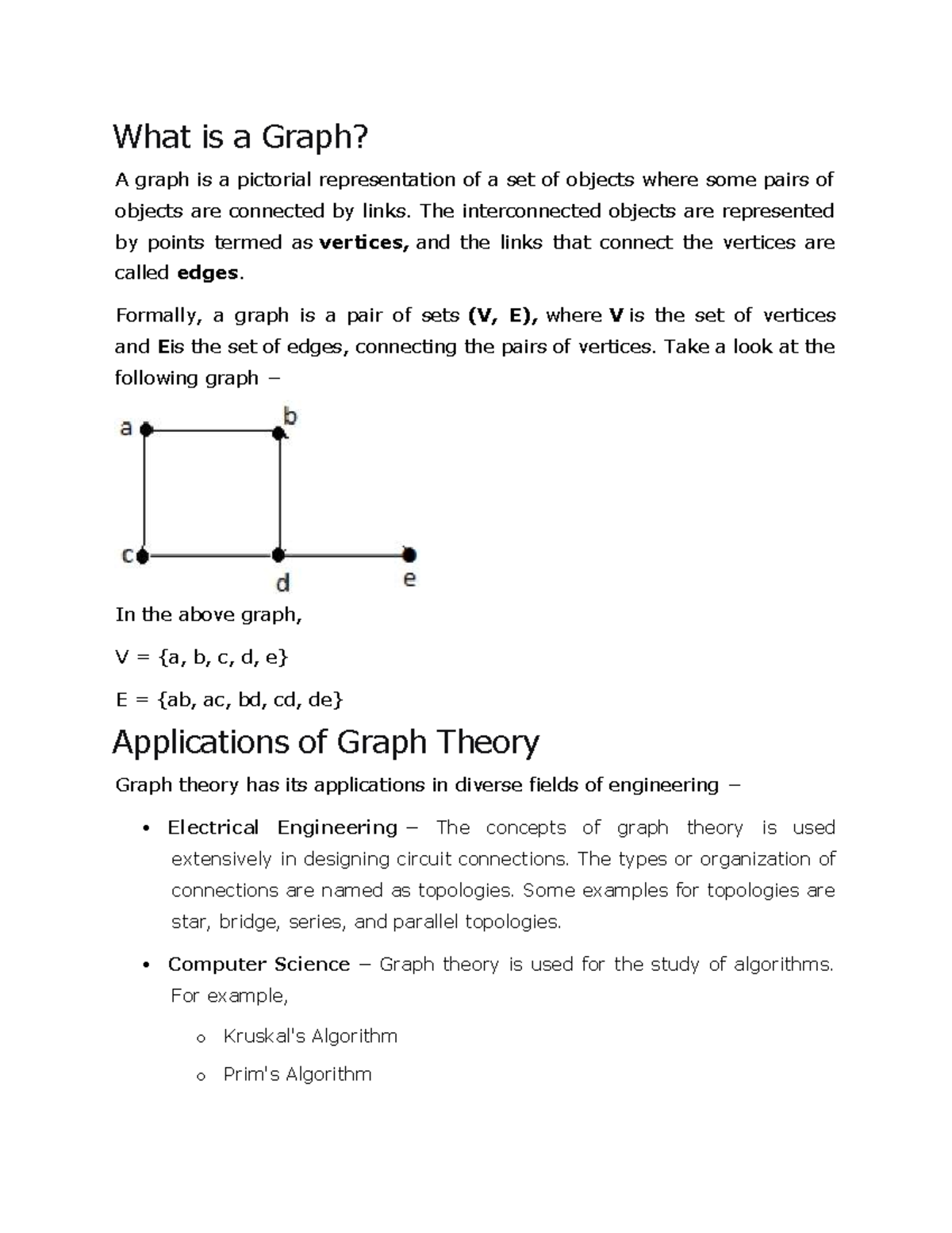 Dm graph theory - SVCE - What is a Graph? A graph is a pictorial ...