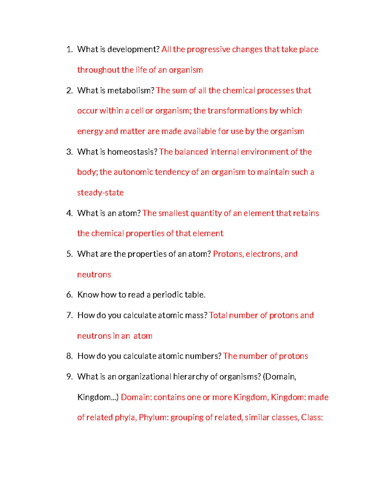 Complete Study Guide - What is development? All the progressive changes ...