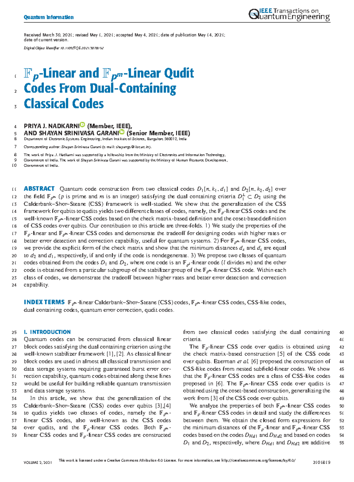 Mathbb F P Linear And Mathbb F Pm Linear Qudit Codesnbsp From Dual Containing Classical Codes