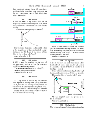 PHY 301 HW #7-solutions - This print-out should have 18 questions. Multiple-choice questions may ...