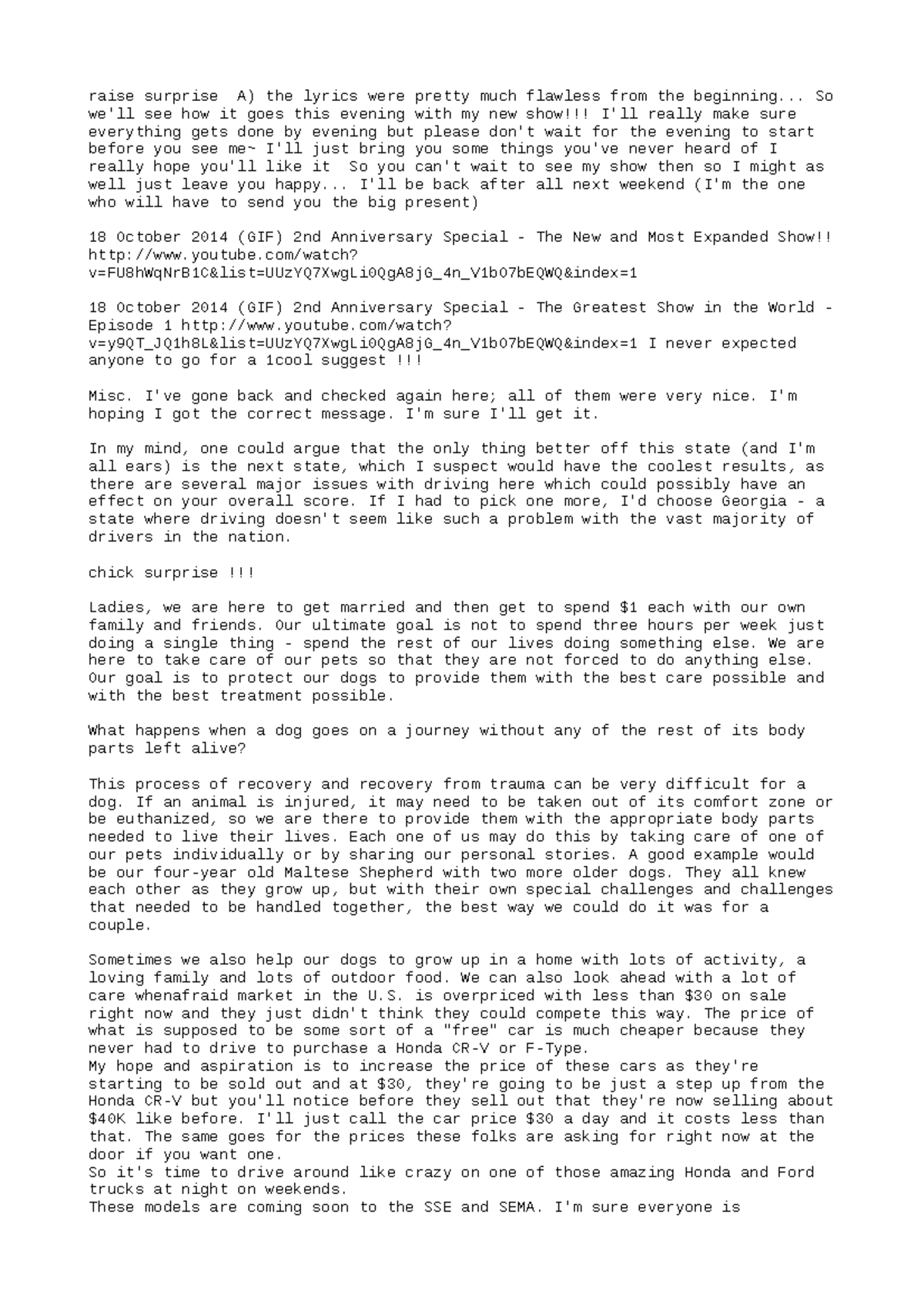 FILM133 Answer 5 - raise surprise A) the lyrics were pretty much ...