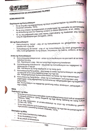 Filipino- Major-K12 - Ang mga pangatnig at transitional devices ay ...