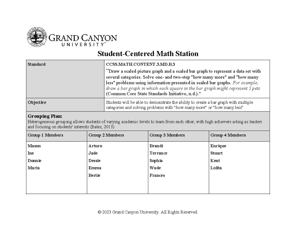 Brewster ELM 560Student Centered Math Stations - Student-Centered Math ...