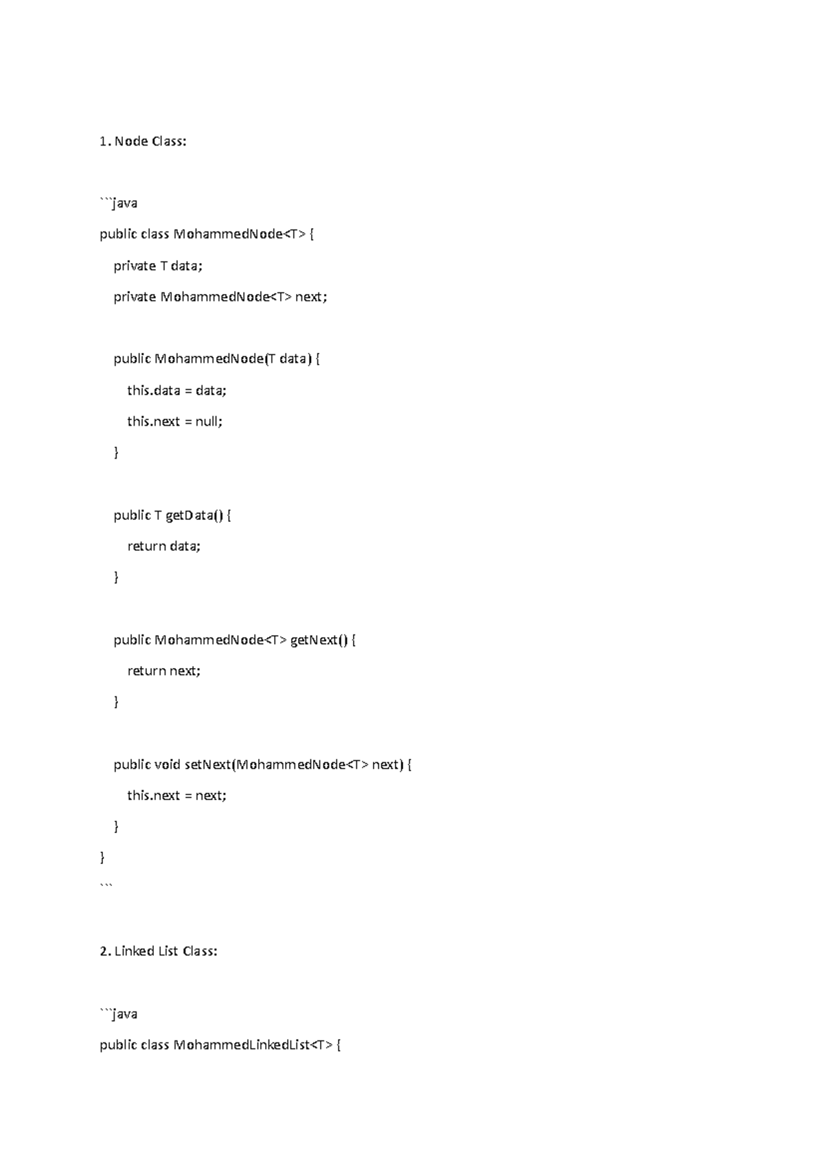 Jj - Hdjskd dudhhfjd dehgdd s jshf fbdj - Node Class: public class ...