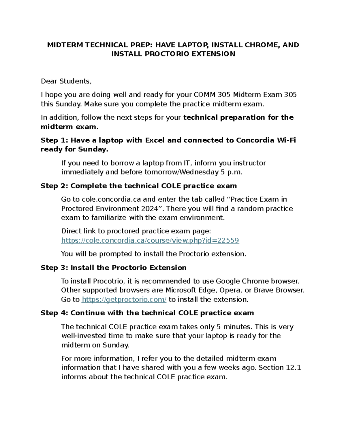 Midterm exam - Technical Midterm Preparation - MIDTERM TECHNICAL PREP ...