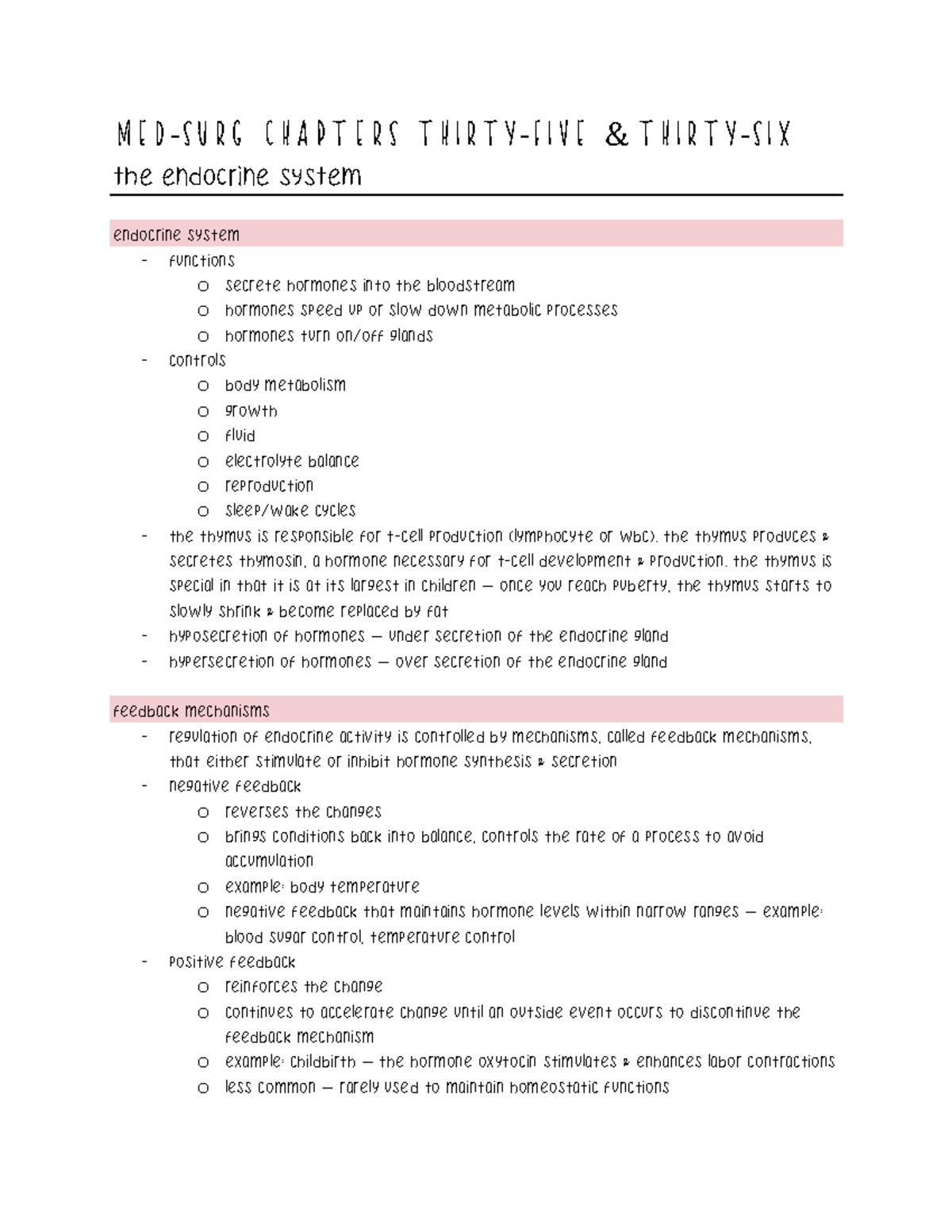 Med-Surg Chapters 35 & 36 - Med-surg chapters thirty-five & thirty-six ...