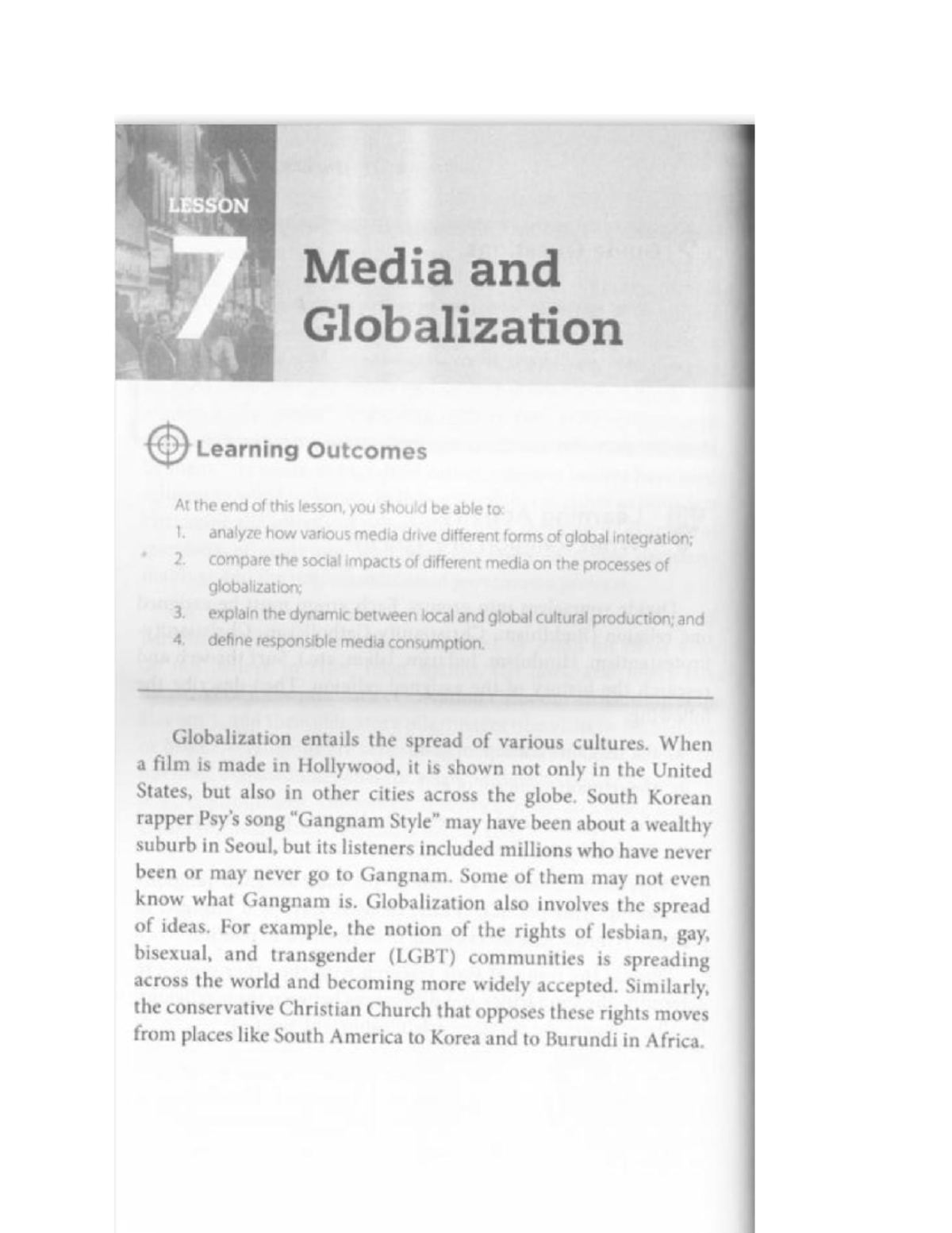 Media AND Globalization - The Contemporary World - Studocu