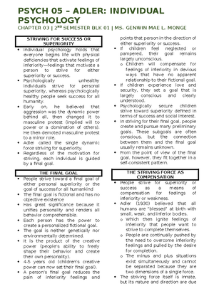 Psych 05 - Chapter 01 - introduction to theories of personality - PSYCH ...