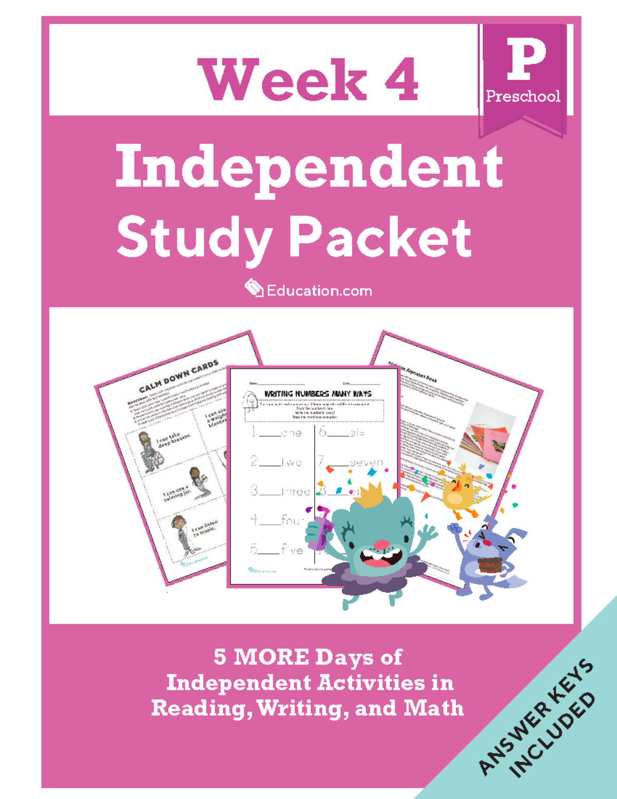 Independent study packet week 4 - Week 4 Education Independent Study ...