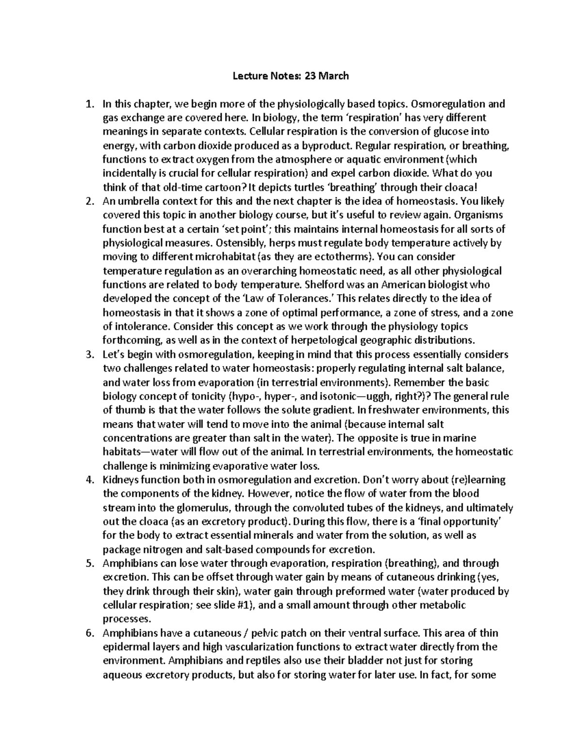 23 March Notes - Lecture Notes: 23 March In this chapter, we begin more ...