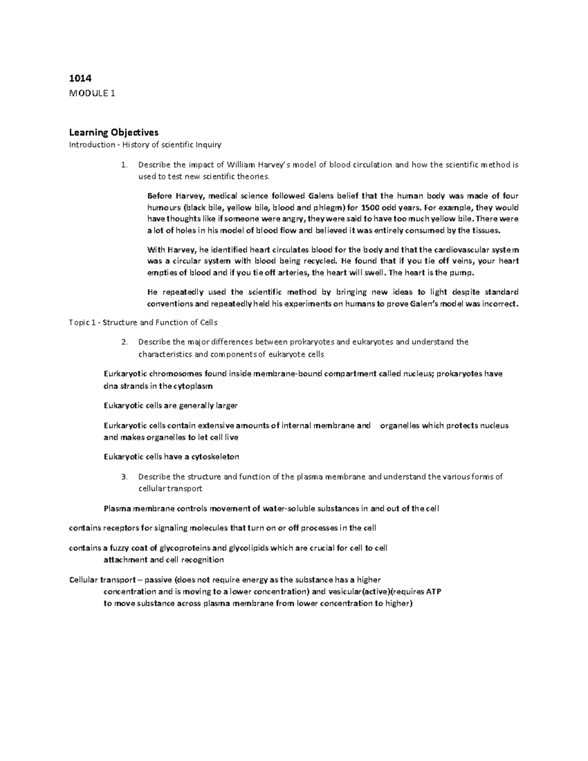 1014 module 1 recap - Lecture notes 1 - 1014 MODULE 1 Learning ...