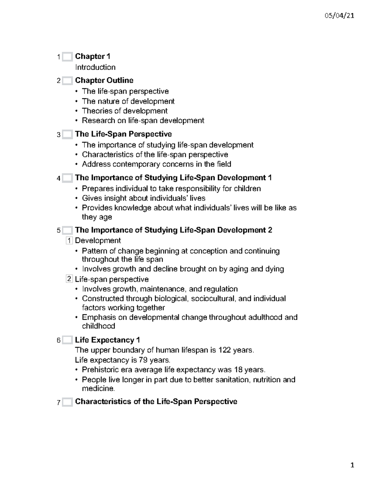 Chapter 1 Lecture Notes Chapter 1 Introduction Chapter Outline