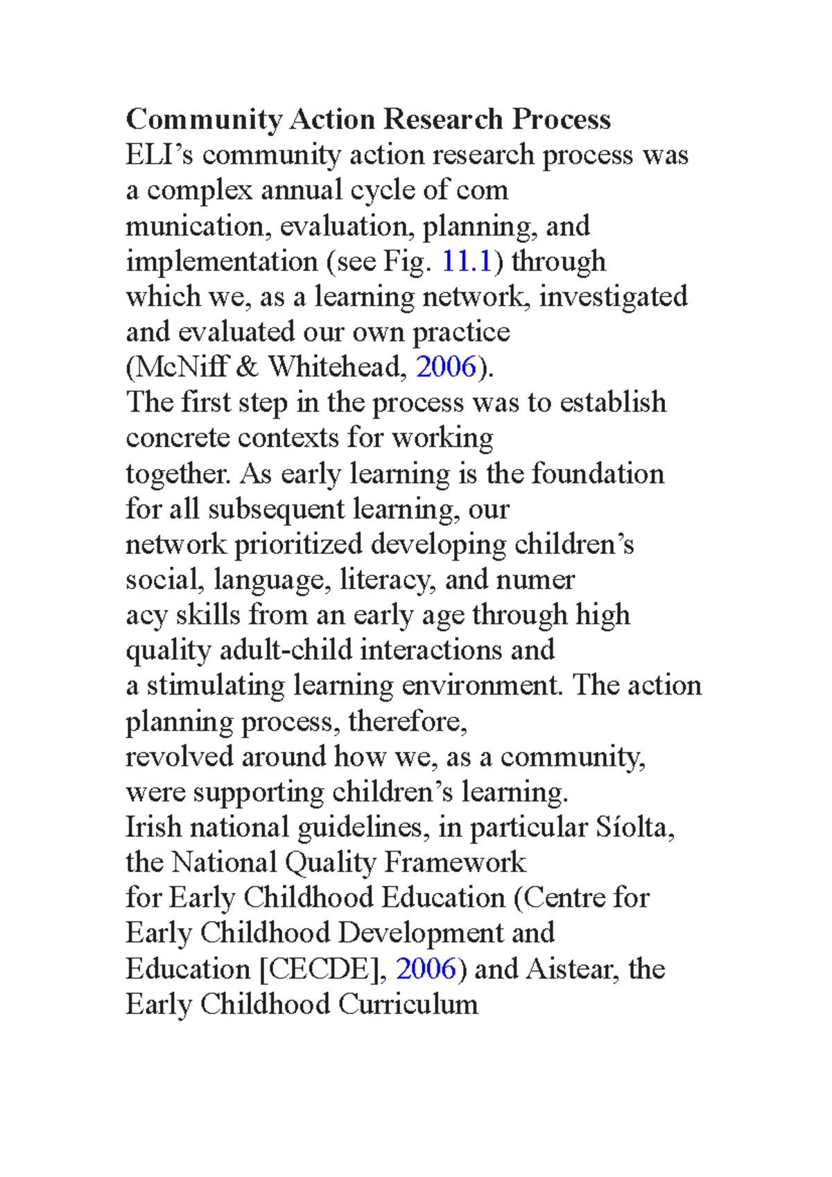 Community Action Research Process - Community Action Research Process ...