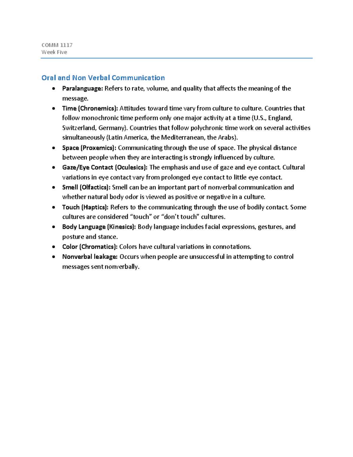 Week 5 Edited 2 student handouts - COMM 1117 - BCIT - Studocu
