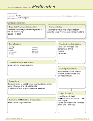 11 lithium - drug template - ACTIVE LEARNING TEMPLATES THERAPEUTIC ...
