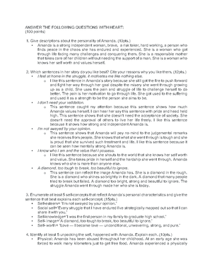 Module # 4 Assignment (UTS) - Understanding the self - Studocu