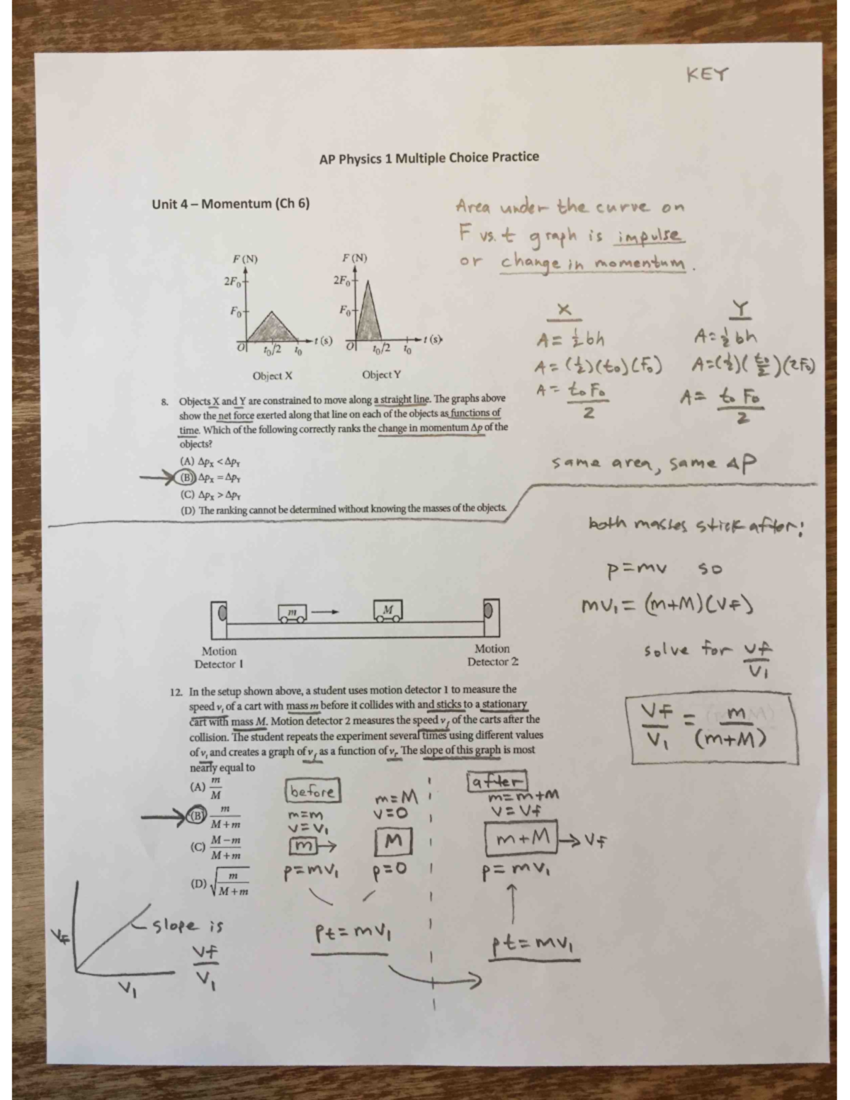 AP 1 U4 MC Practice KEY - Answer Key - Studocu