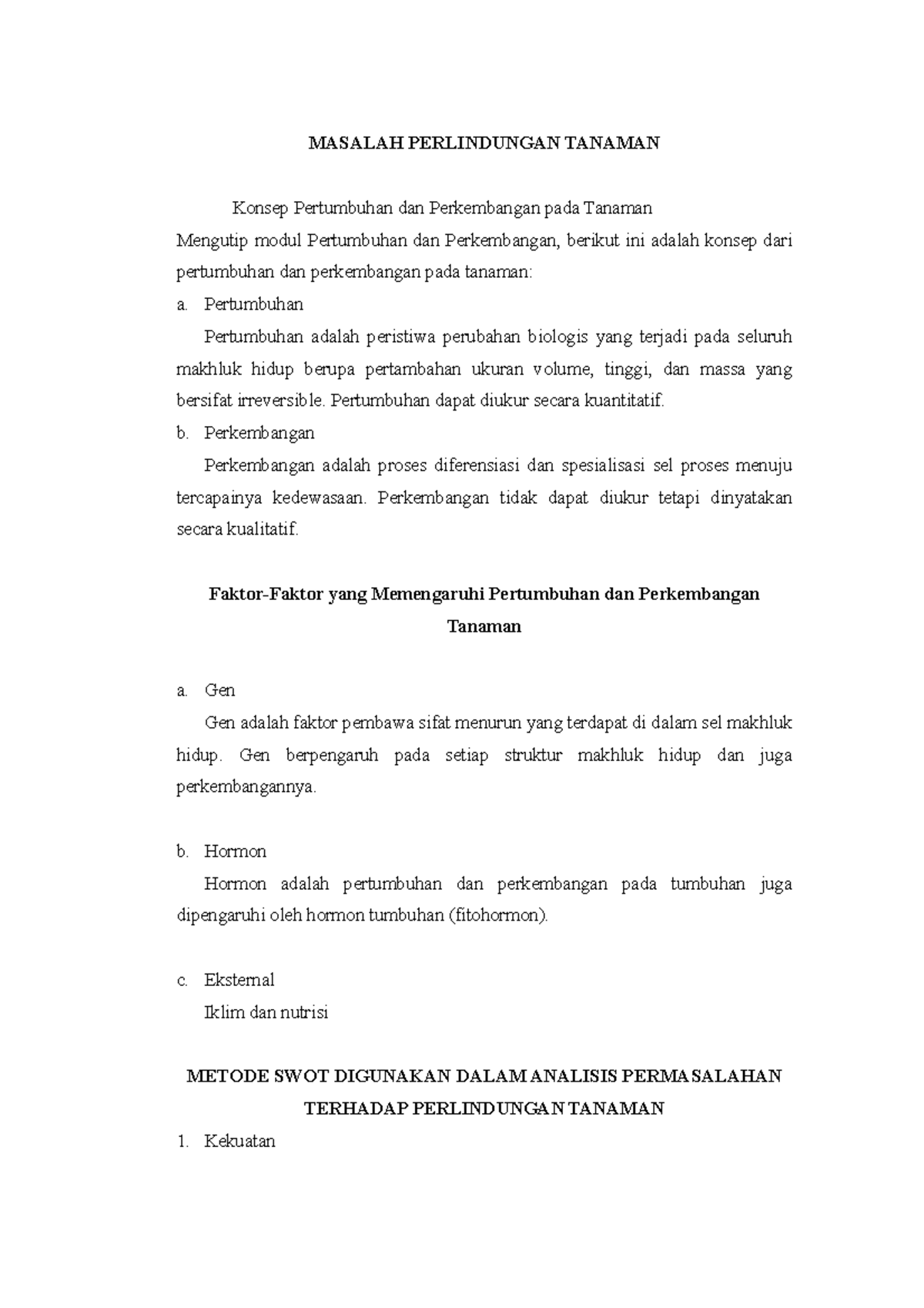 Masalah Perlindungan Tanaman - MASALAH PERLINDUNGAN TANAMAN Konsep ... Masalah Perlindungan Tanaman - MASALAH PERLINDUNGAN TANAMAN Konsep ...