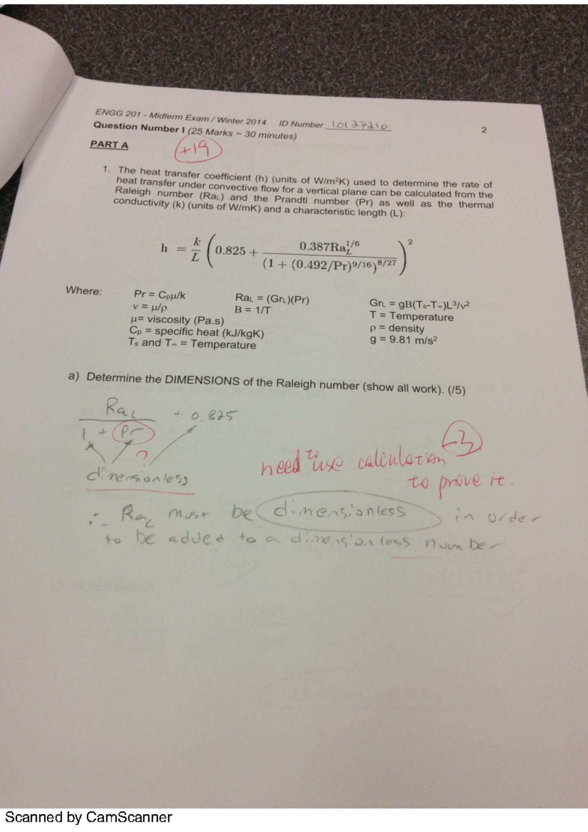 Exam 23 February 2014, questions and answers - Question Number I (25 ...