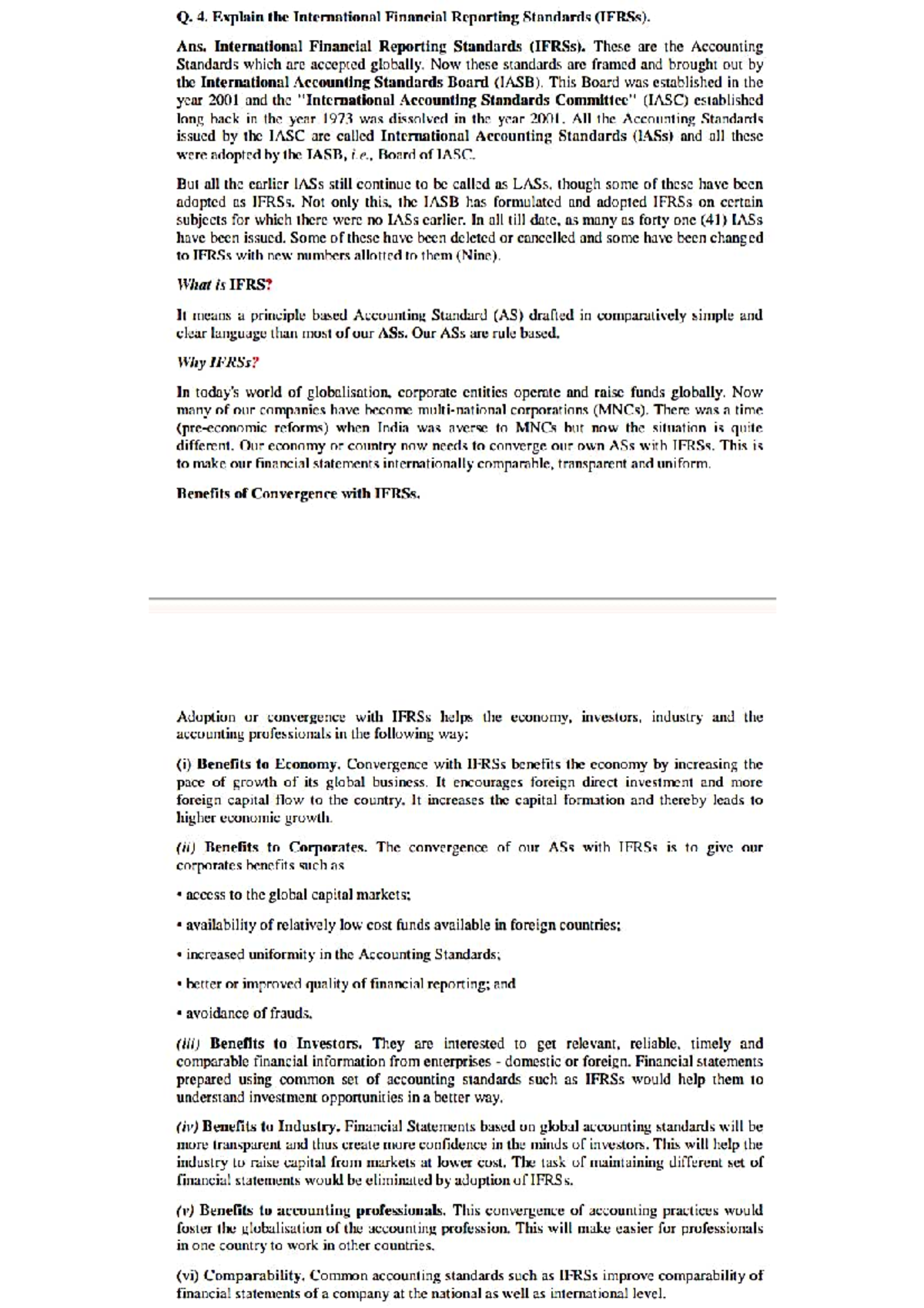 Financial accounting - Summary B.com (hons) - Studocu