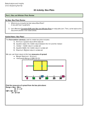 Part 3 Comparing Class Data - 3597660 - Google Docs - Data Analysis and Insights Unit 2 ...