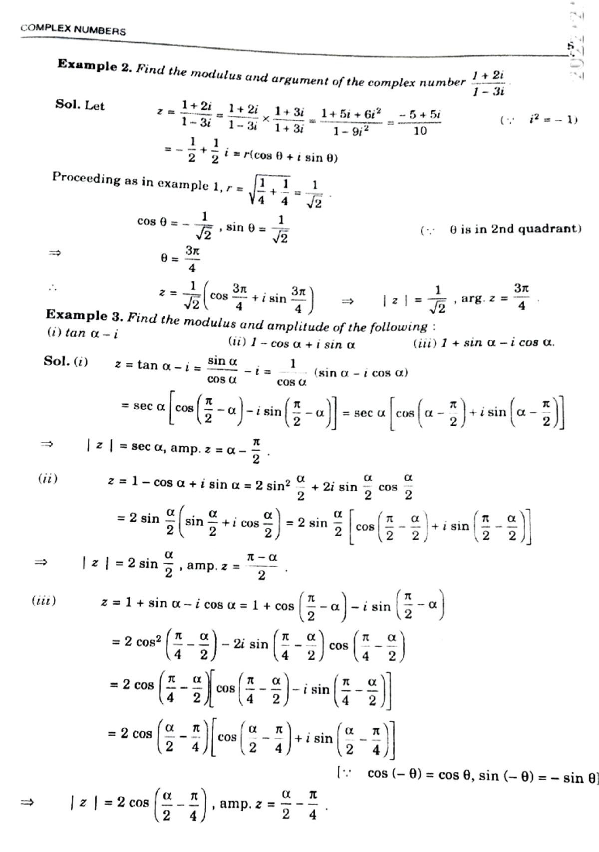 Complex numbers for bsc maths students 5 - COMPLEX NUMBERS ...