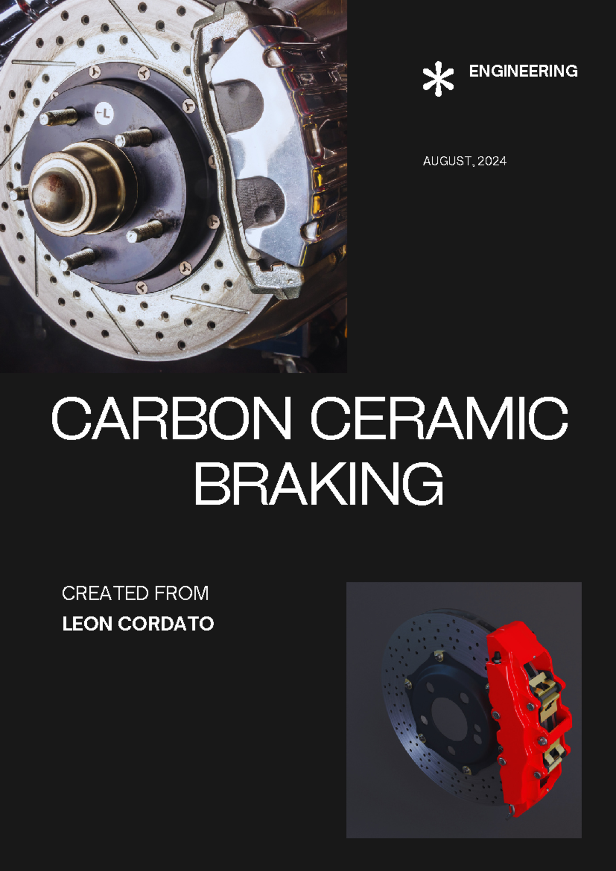 Leon Cordato CCB Report - CARBON CERAMIC BRAKING AUGUST, 2024 CREATED ...