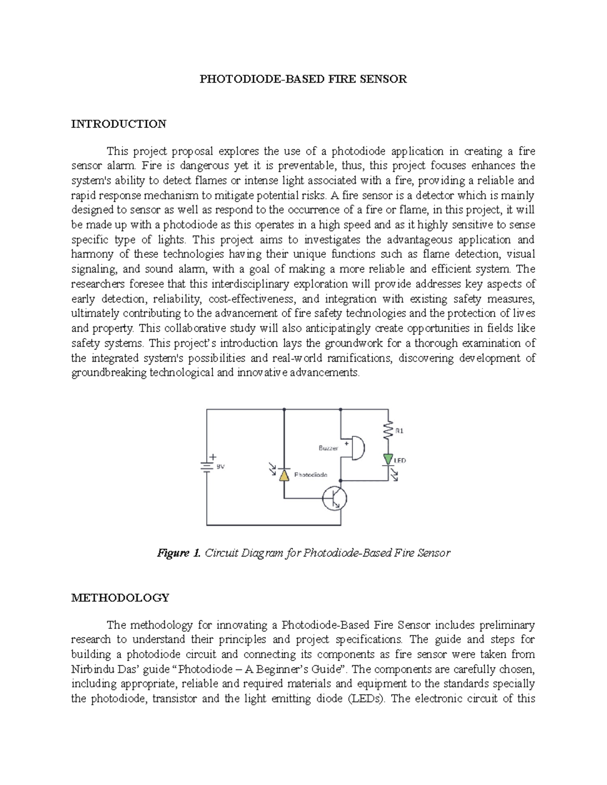 Photodiode- Based FIRE Sensor - PHOTODIODE-BASED FIRE SENSOR ...