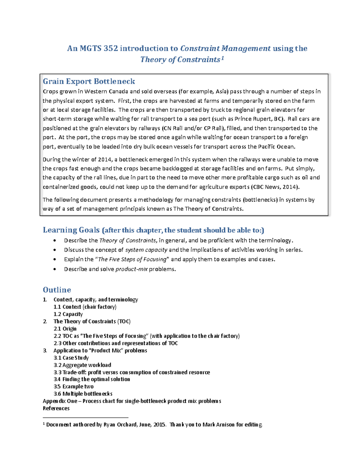 [Chapter 4] The Theory of Constraints - An MGTS 352 introduction to ...